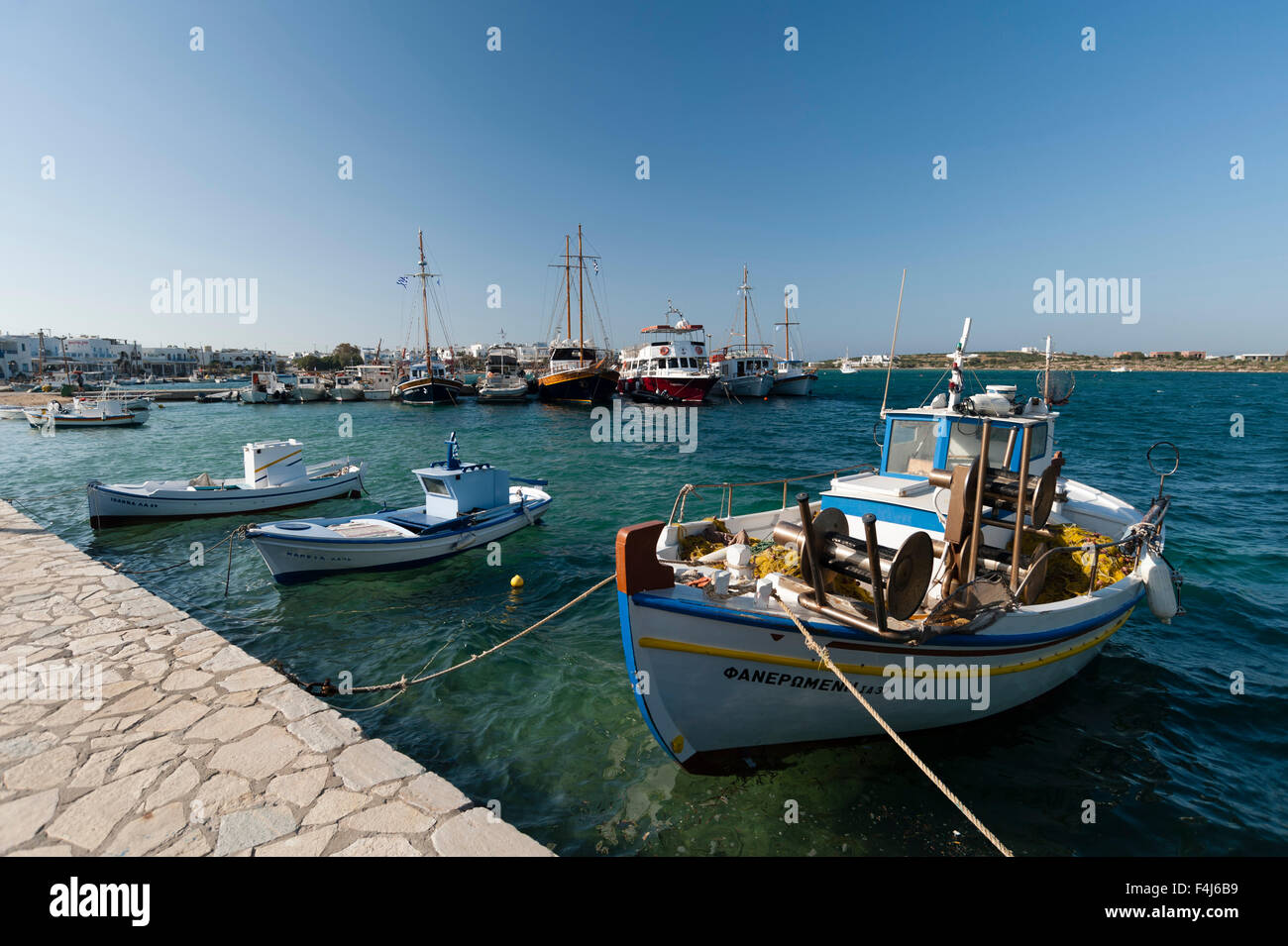 Antiparos island, Southern Aegean sea, Cyclades, Greek Islands, Greece ...