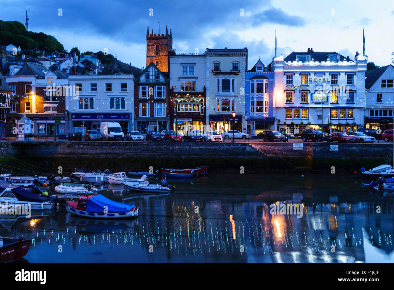 Dartmouth, devon at night hi-res stock photography and images - Alamy