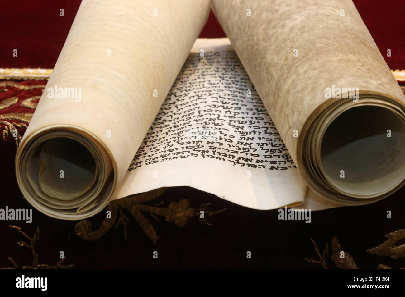 Scroll of Esther, known as the Megillah, Purim celebration, Paris ...