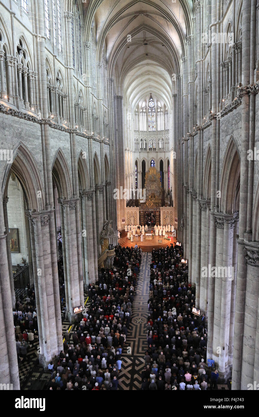 Bishop Olivier Leborgne, Bishop of the Diocese of Amiens, Episcopal ...