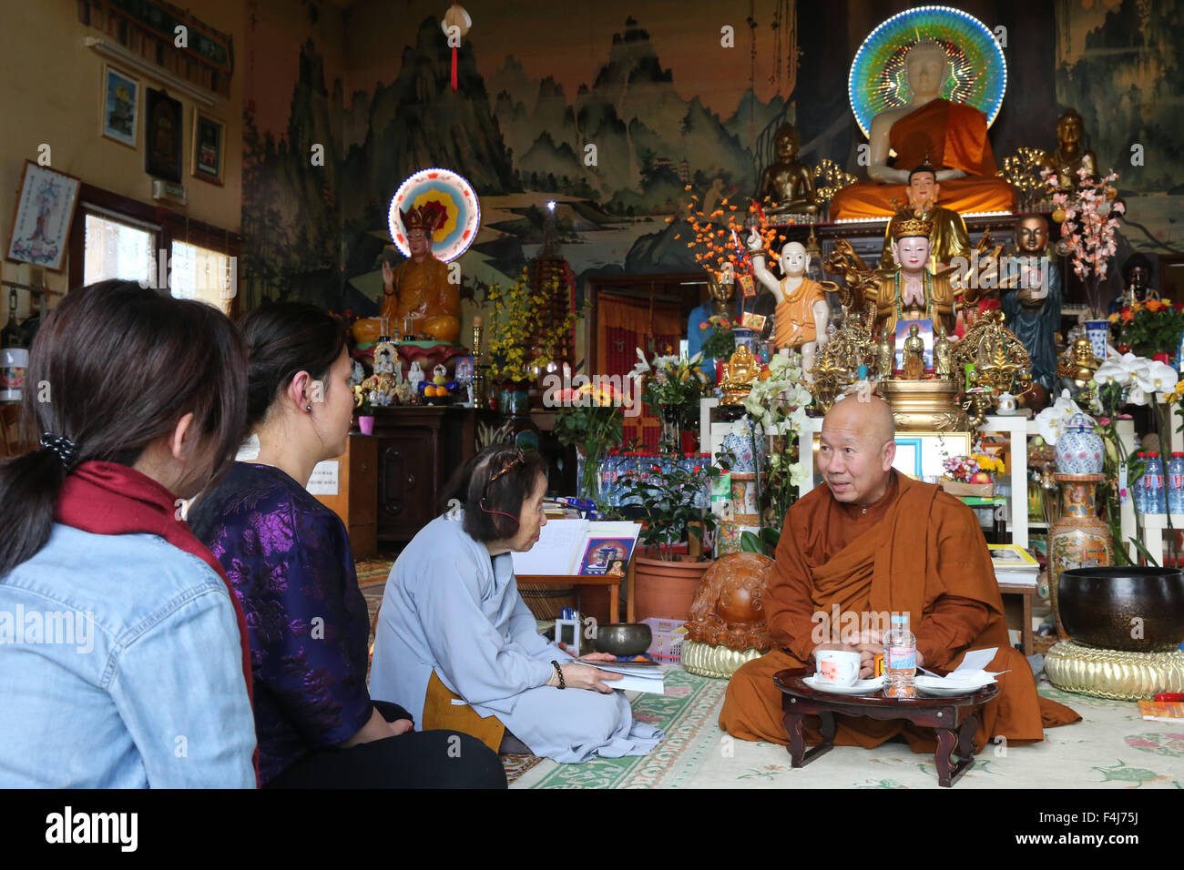 Buddhist learning hi-res stock photography and images - Alamy
