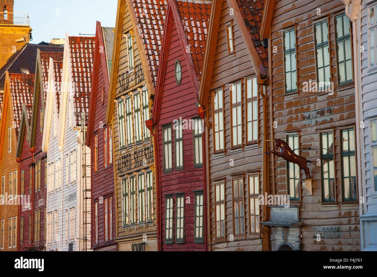 Bergen wooden buildings hi-res stock photography and images - Alamy