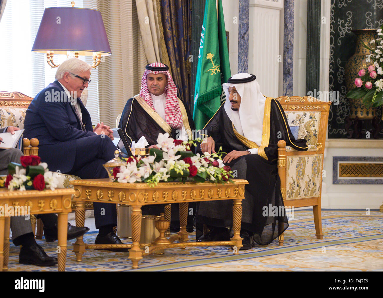 Riad, Saudia Arabia. 19th Oct, 2015. German Foreign Minister Frank ...