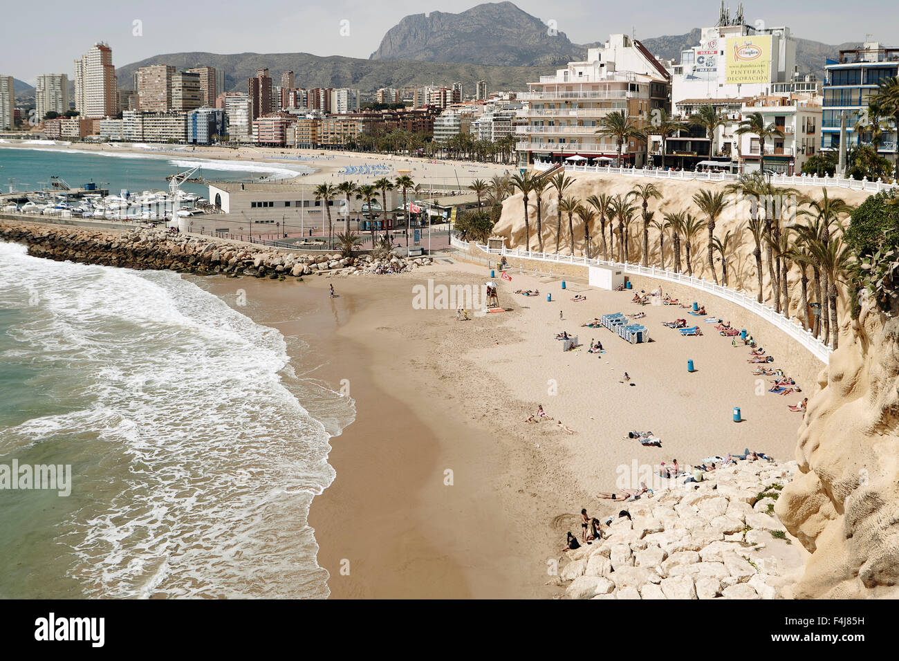 Benidorm beach spain hi-res stock photography and images - Alamy
