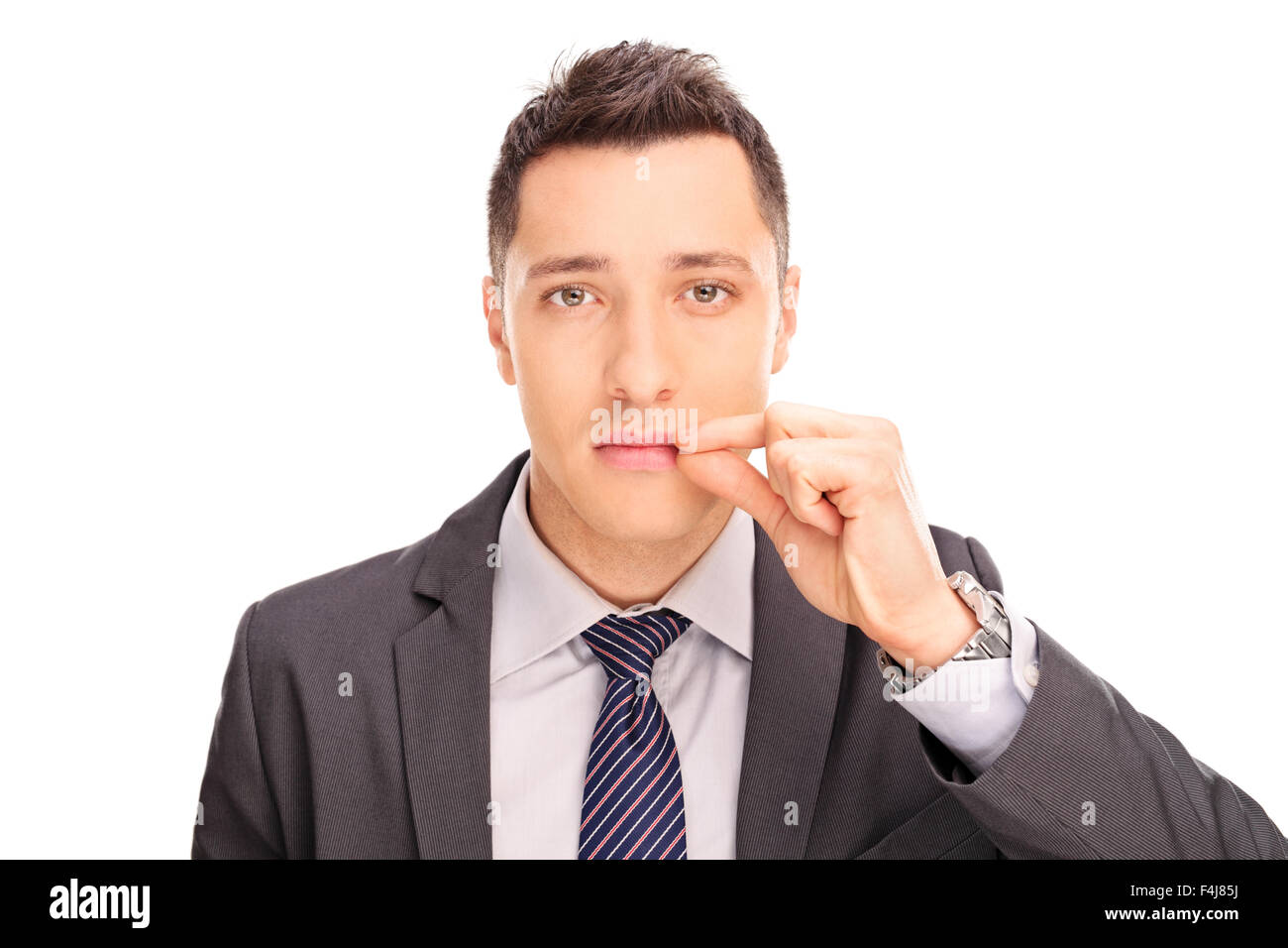 Shut mouth and close up hi-res stock photography and images - Alamy