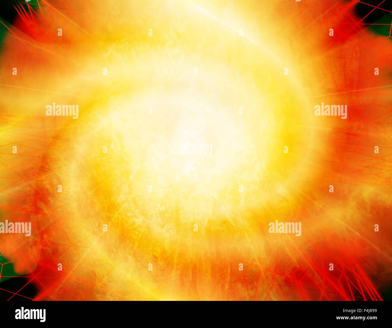 Abstract background - bright fiery explosion Stock Photo - Alamy
