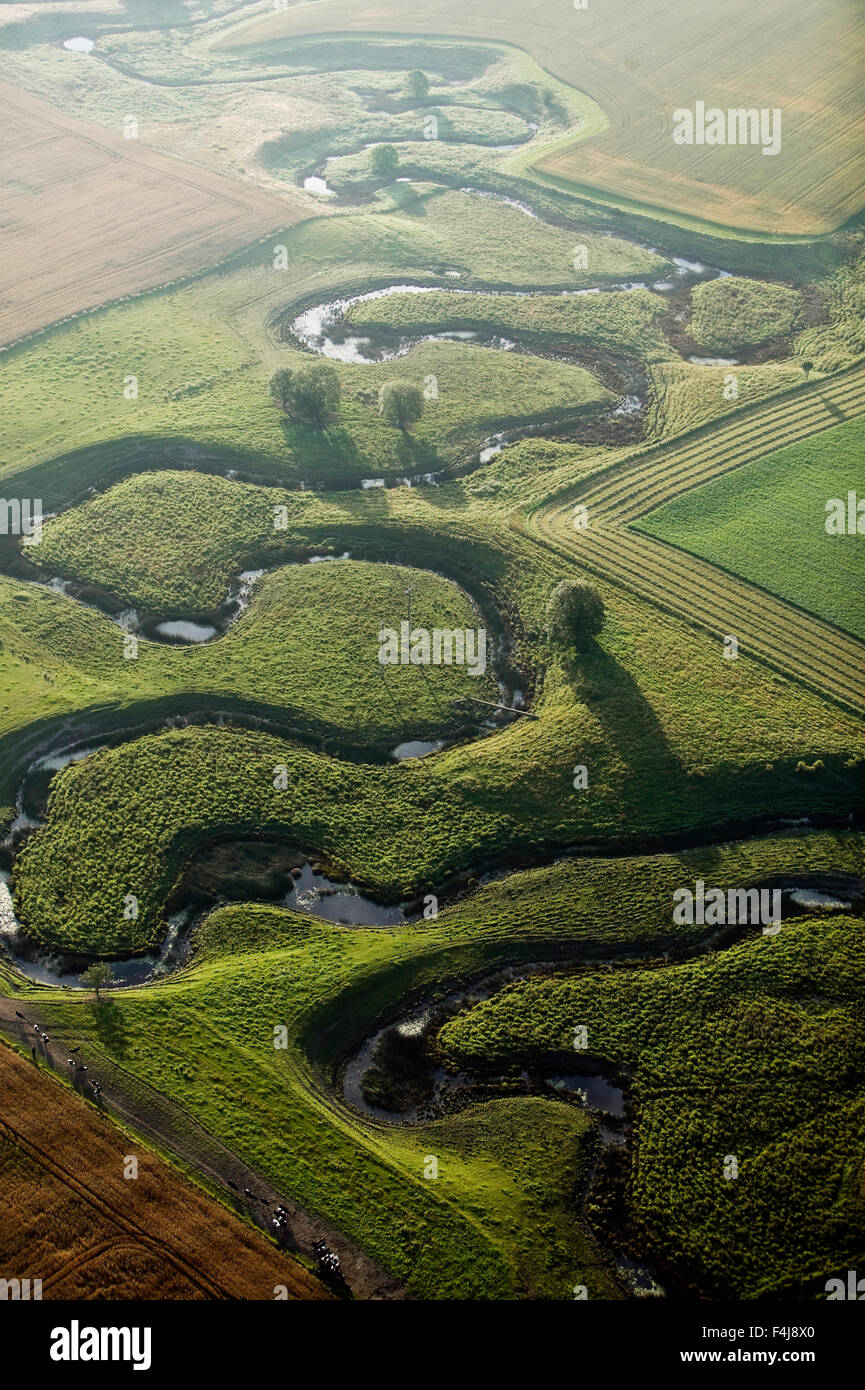Creek aerial view hi-res stock photography and images - Alamy
