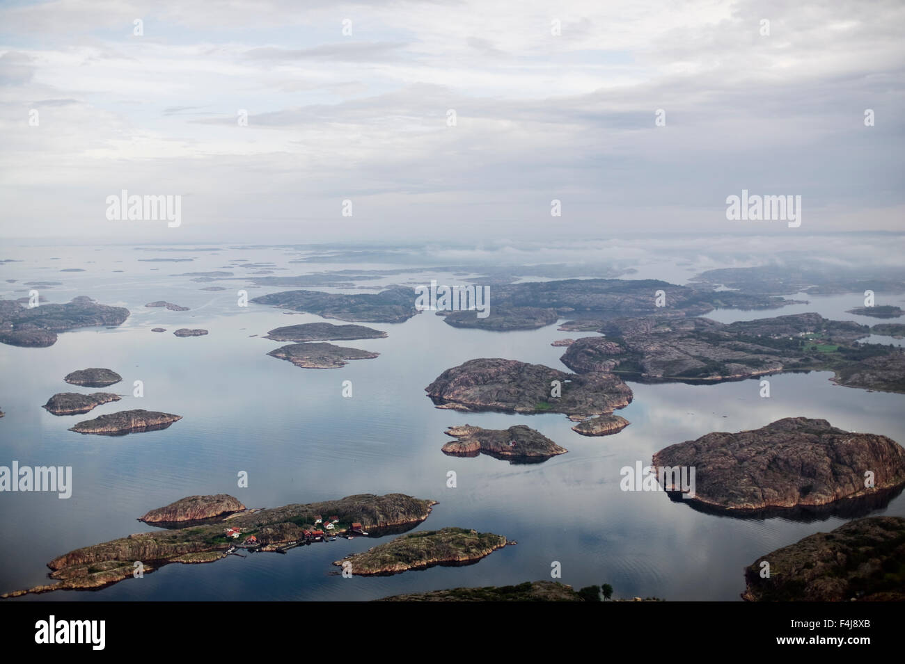 Coast in the archipelago Stock Photo - Alamy