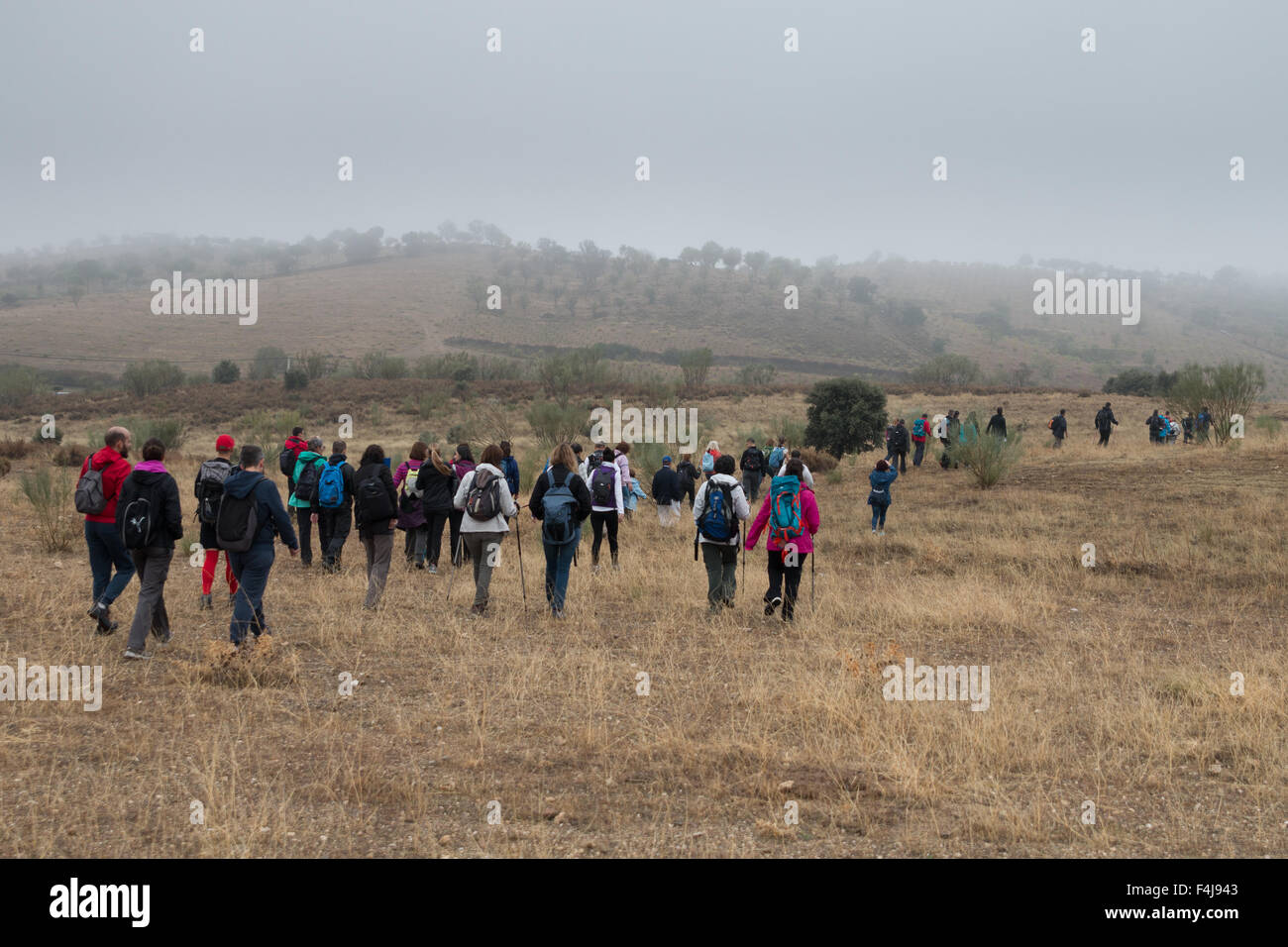 Trekking along Rio Alberche, Spain Stock Photo - Alamy