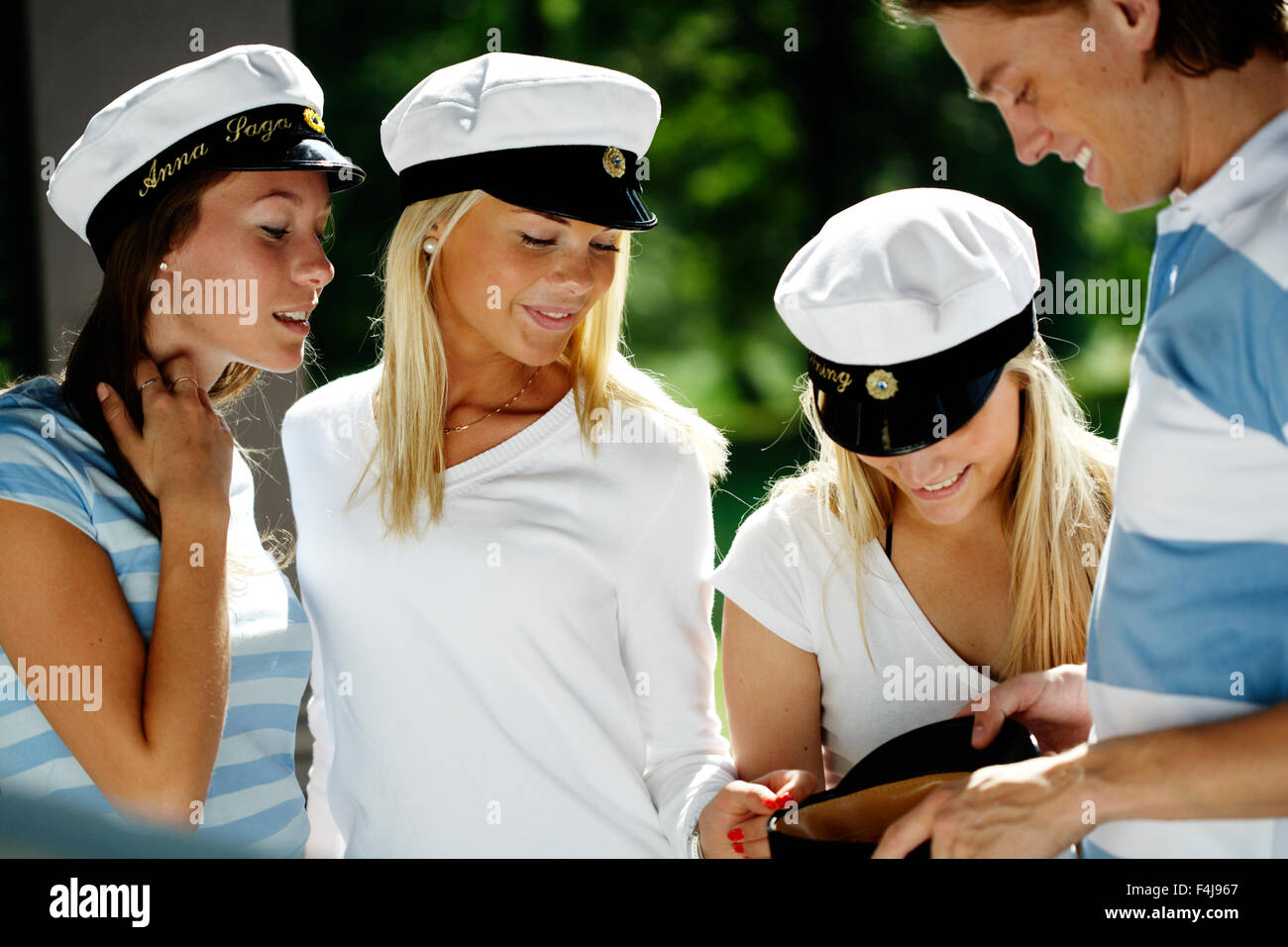 A group of students, Sweden Stock Photo - Alamy