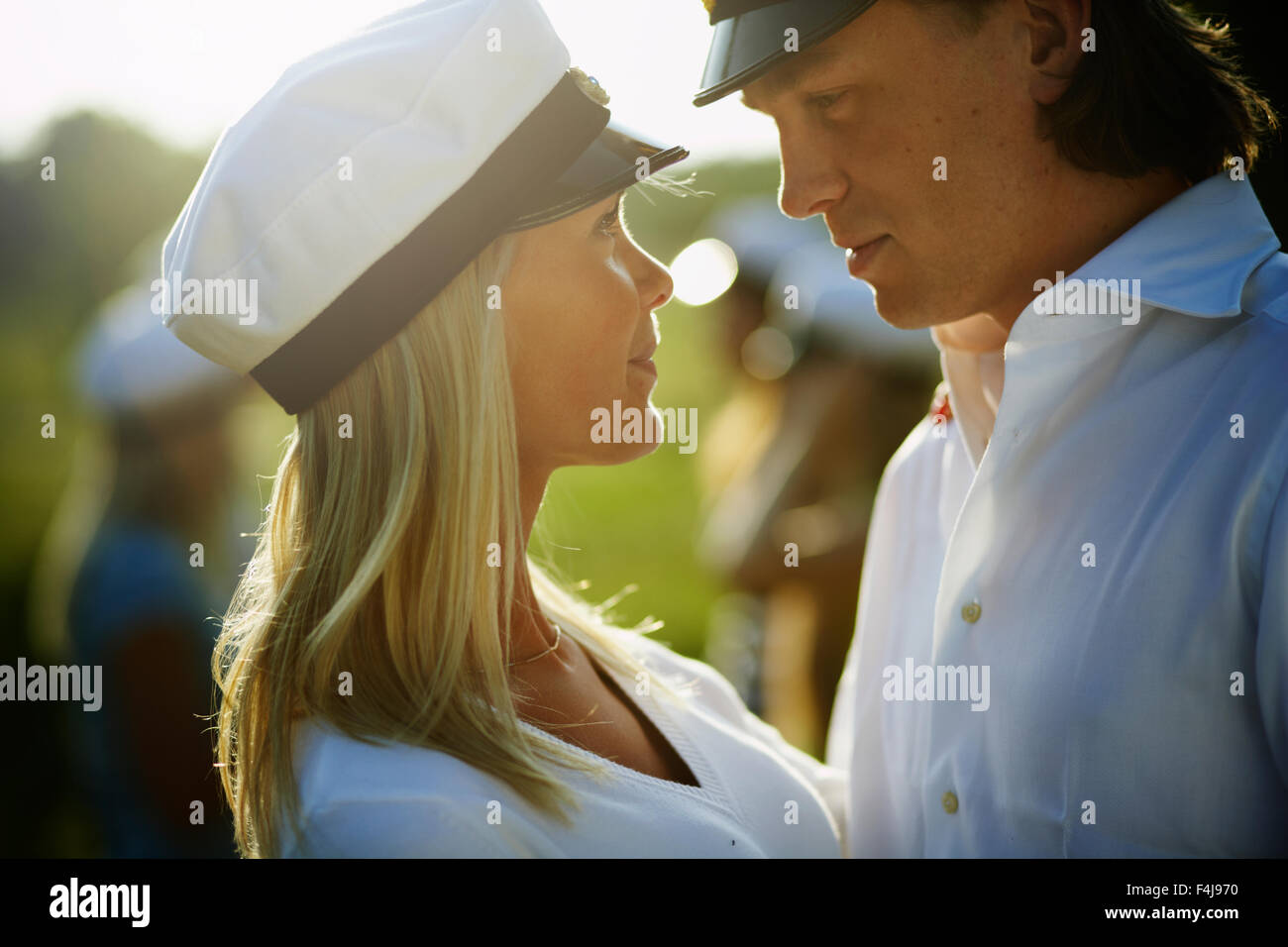 A student couple hugging, Sweden Stock Photo - Alamy
