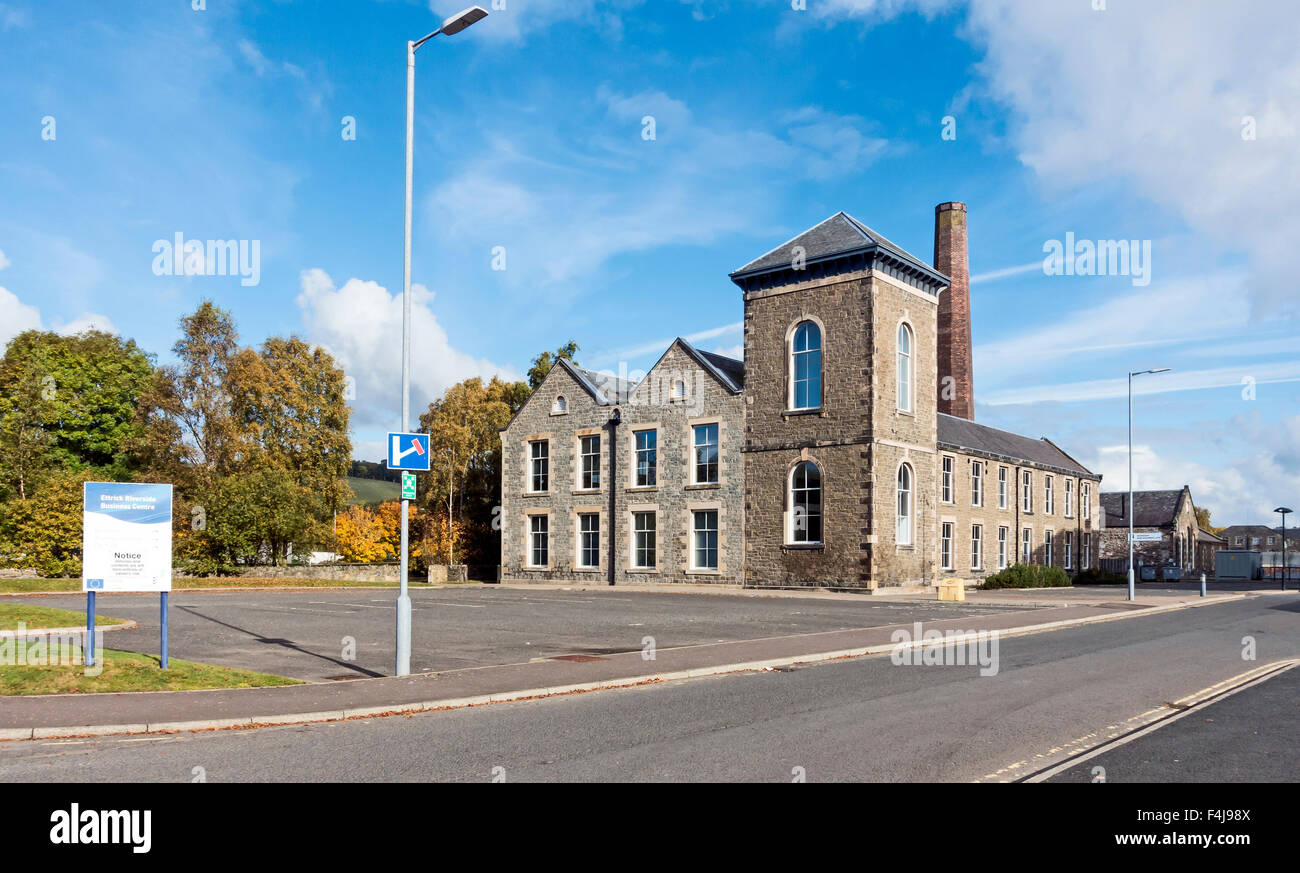 Old textile mill In Selkirk Scottish Borders Scotland Stock Photo - Alamy