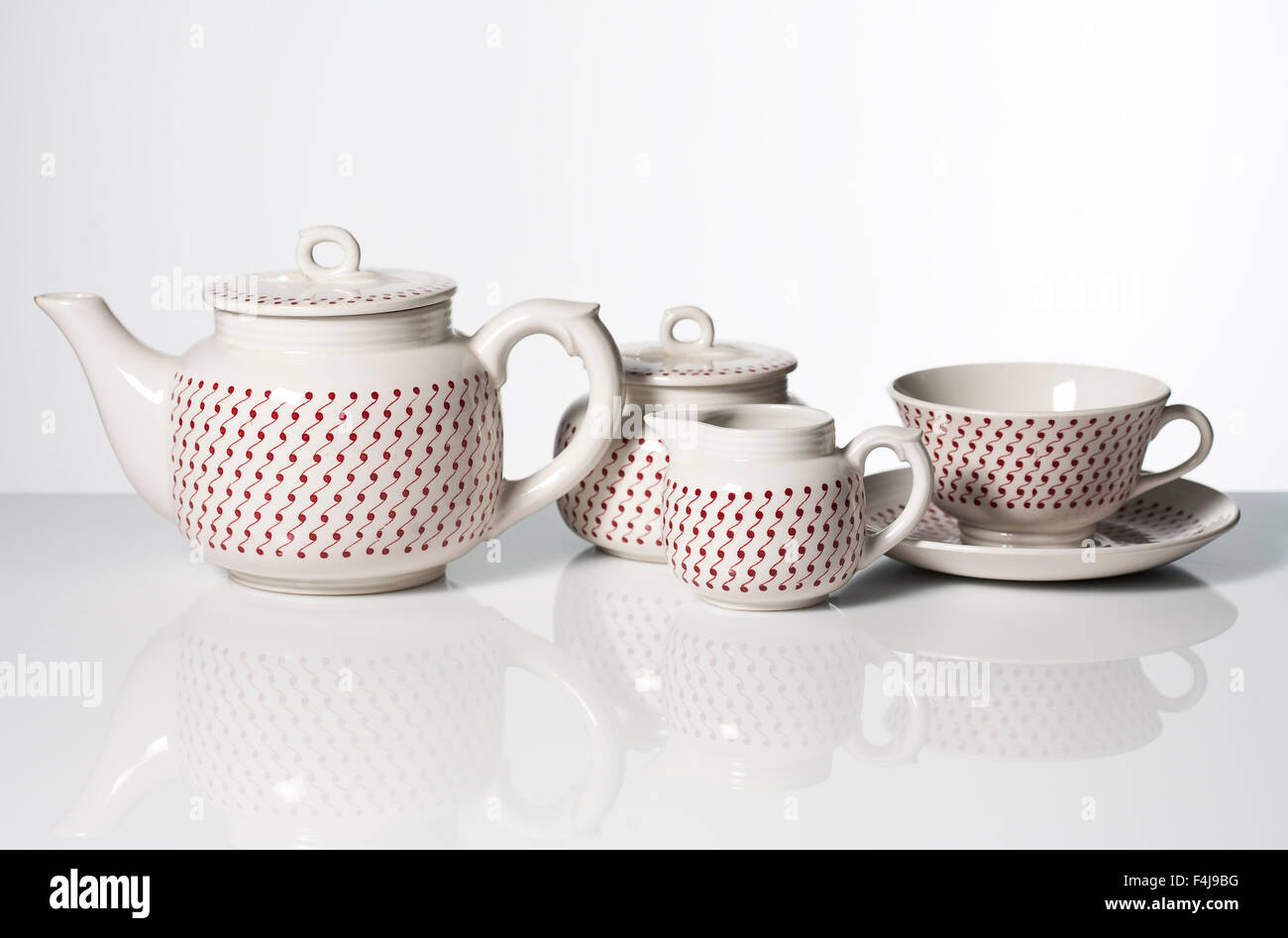 A tea set Stock Photo - Alamy