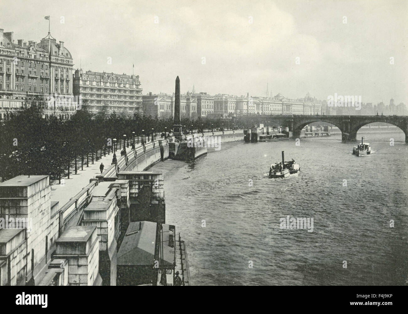 Thames Embankment, London, UK Stock Photo - Alamy