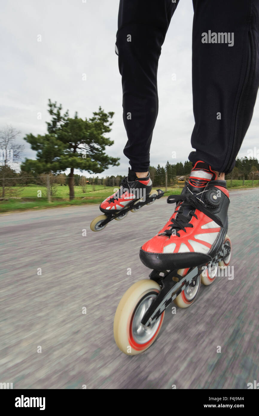 In line skating hi-res stock photography and images - Alamy