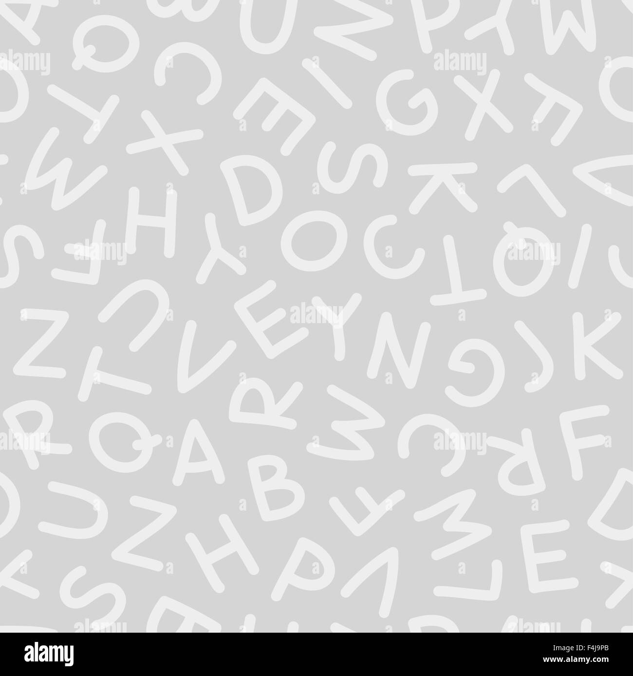 Letters decor font type alphabet letters Black and White Stock Photos ...