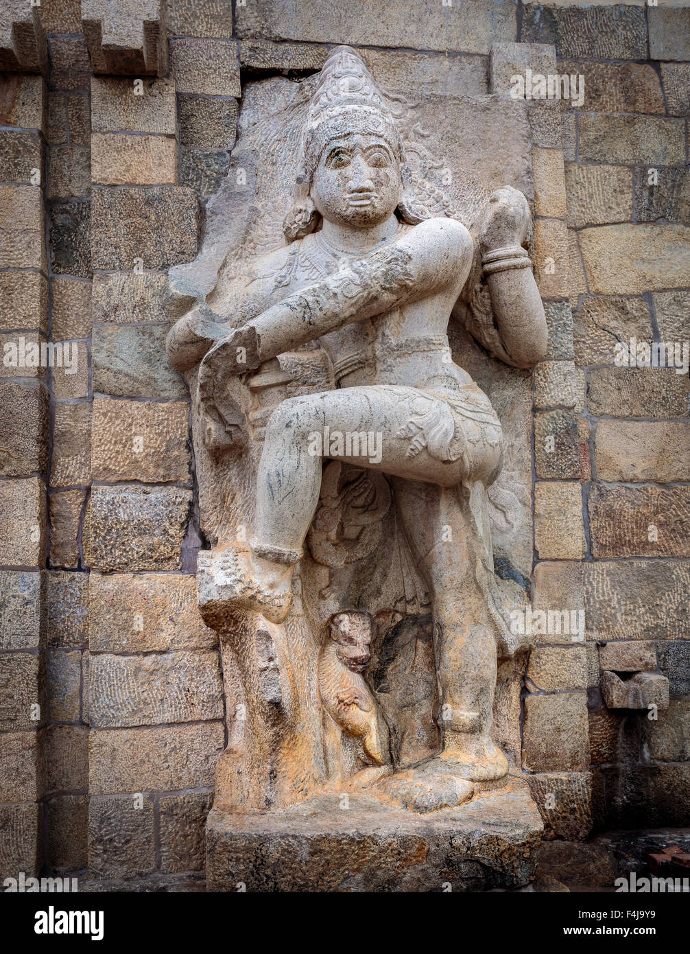 Hindu goddess sculpture Stock Photo - Alamy