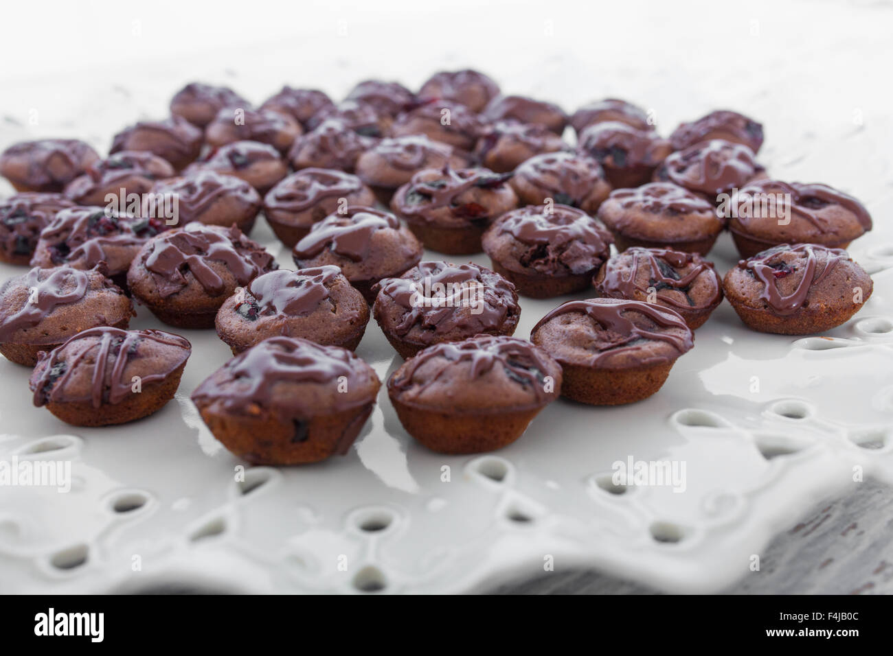 Small chocolate chip muffins Stock Photo - Alamy