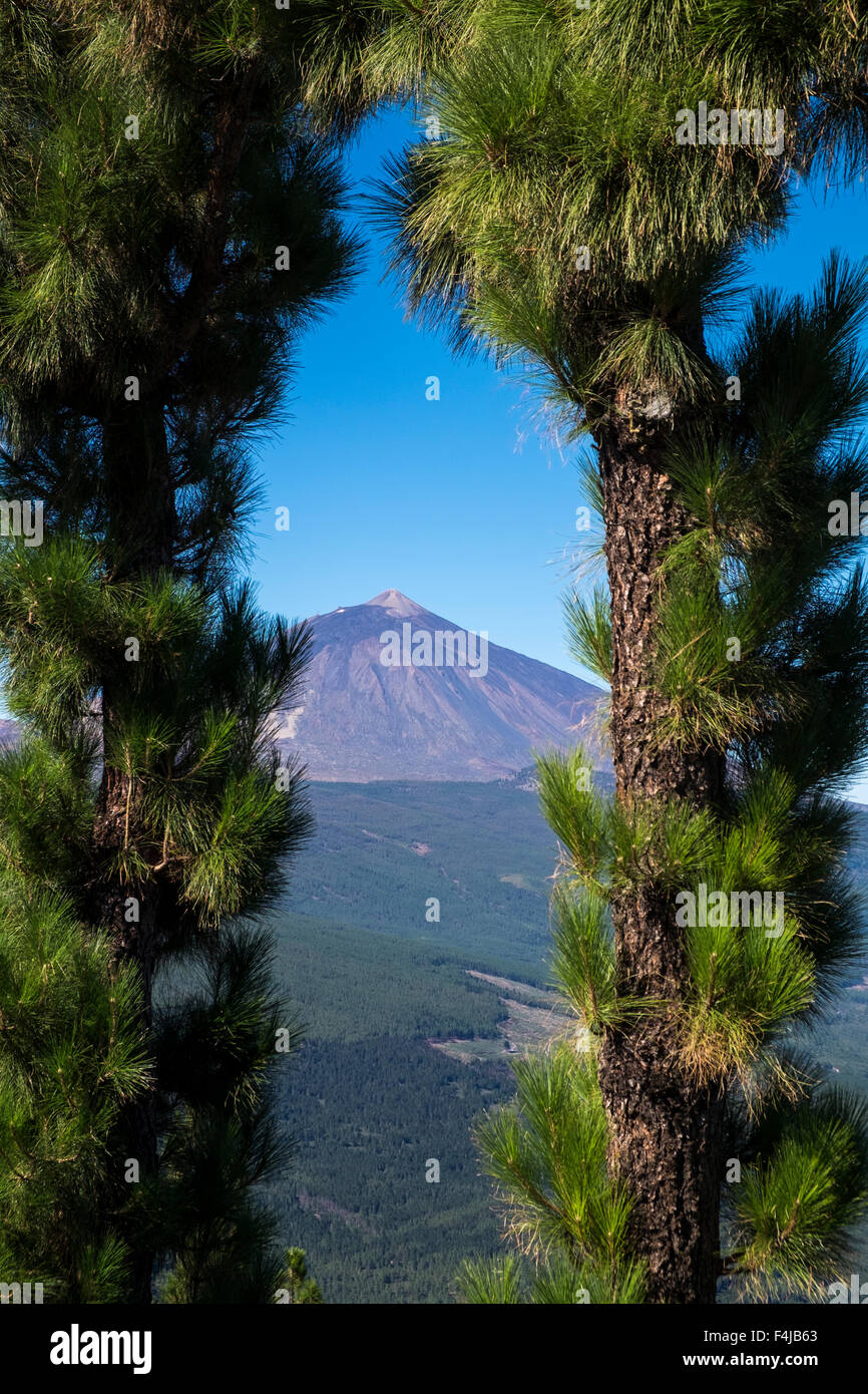 Mirador de Chipeque view to Teide and over the north coast of Tenerife ...