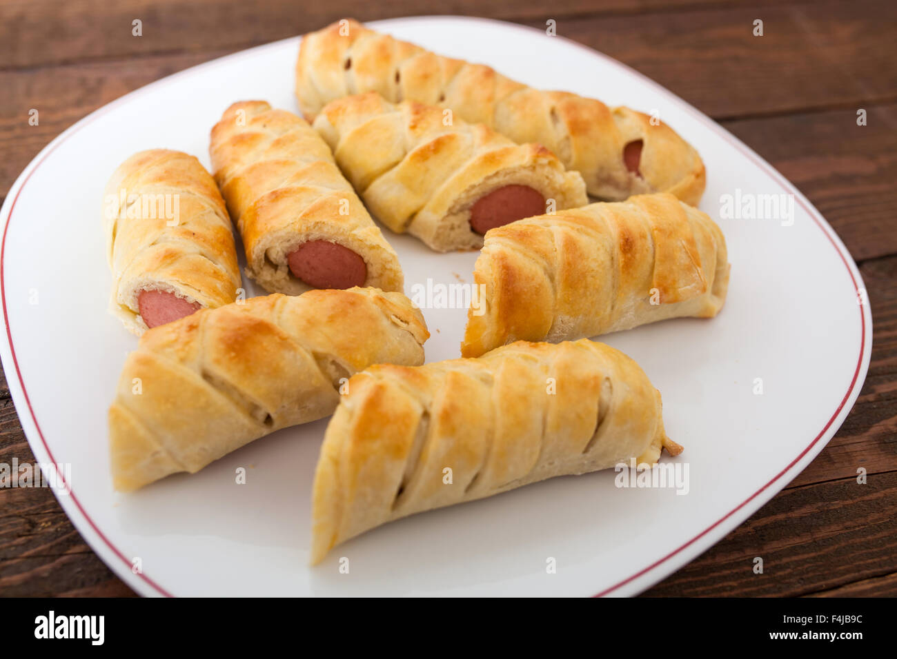 Hot Dog Snack Stock Photo - Alamy