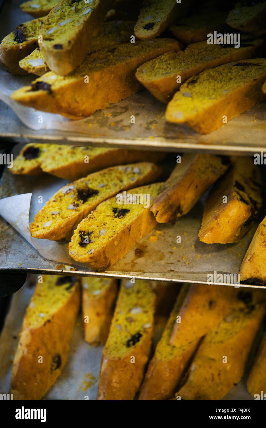 Saffron biscuits at a bakery, Sweden Stock Photo - Alamy