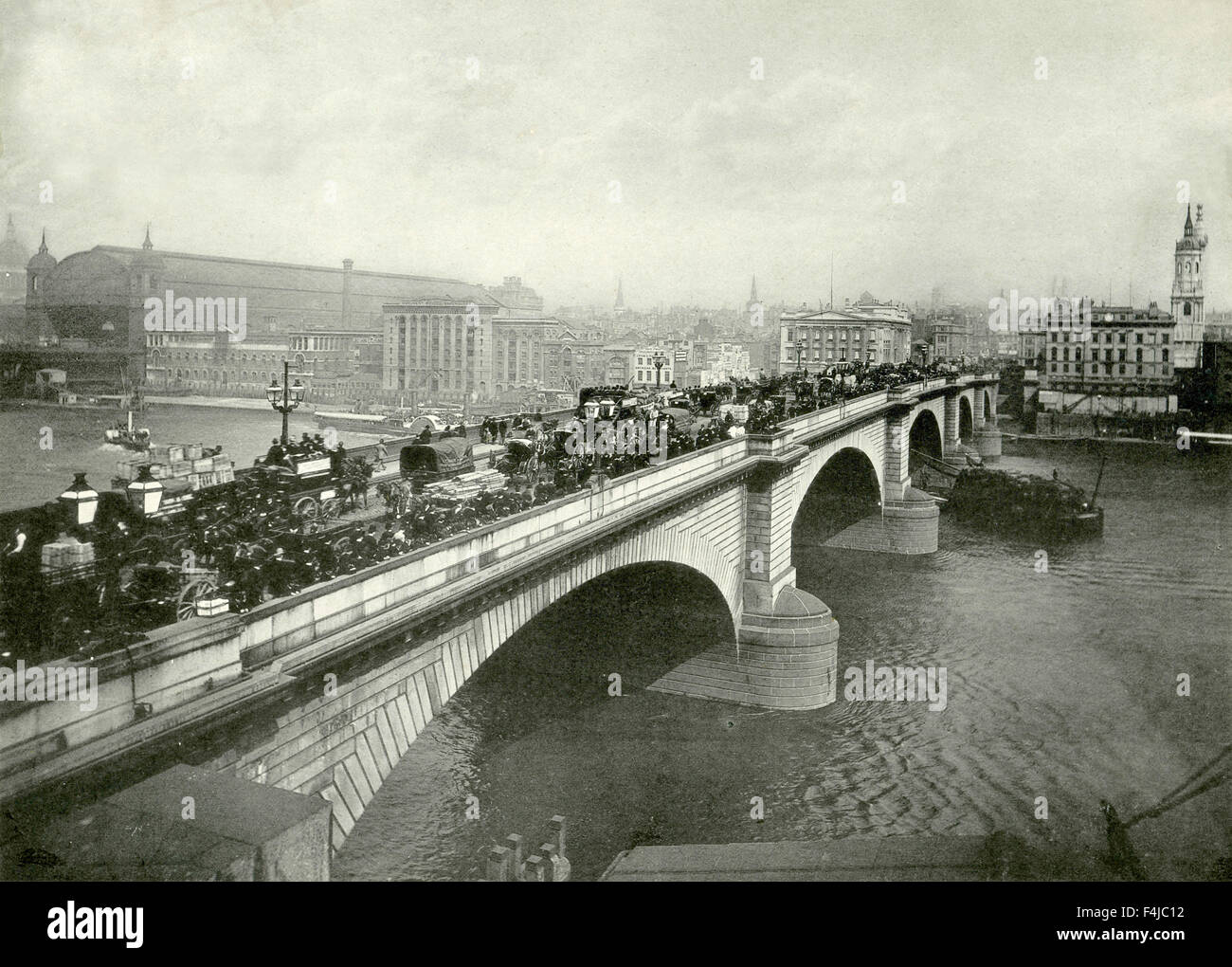 London 1900 thames hi-res stock photography and images - Alamy