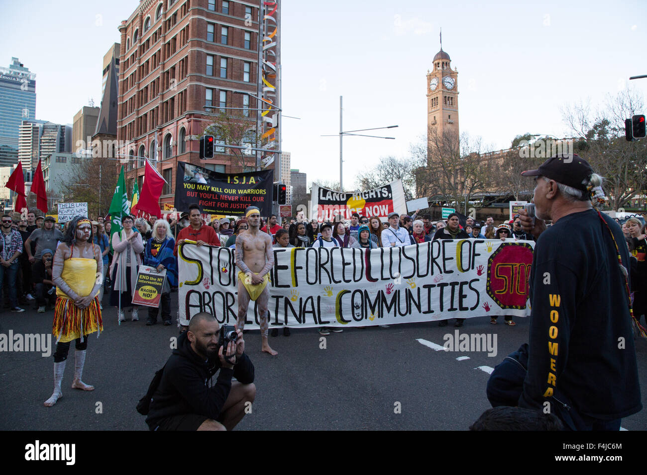 Sydney, Australia. 28 June 2015. March against the forced closure of ...