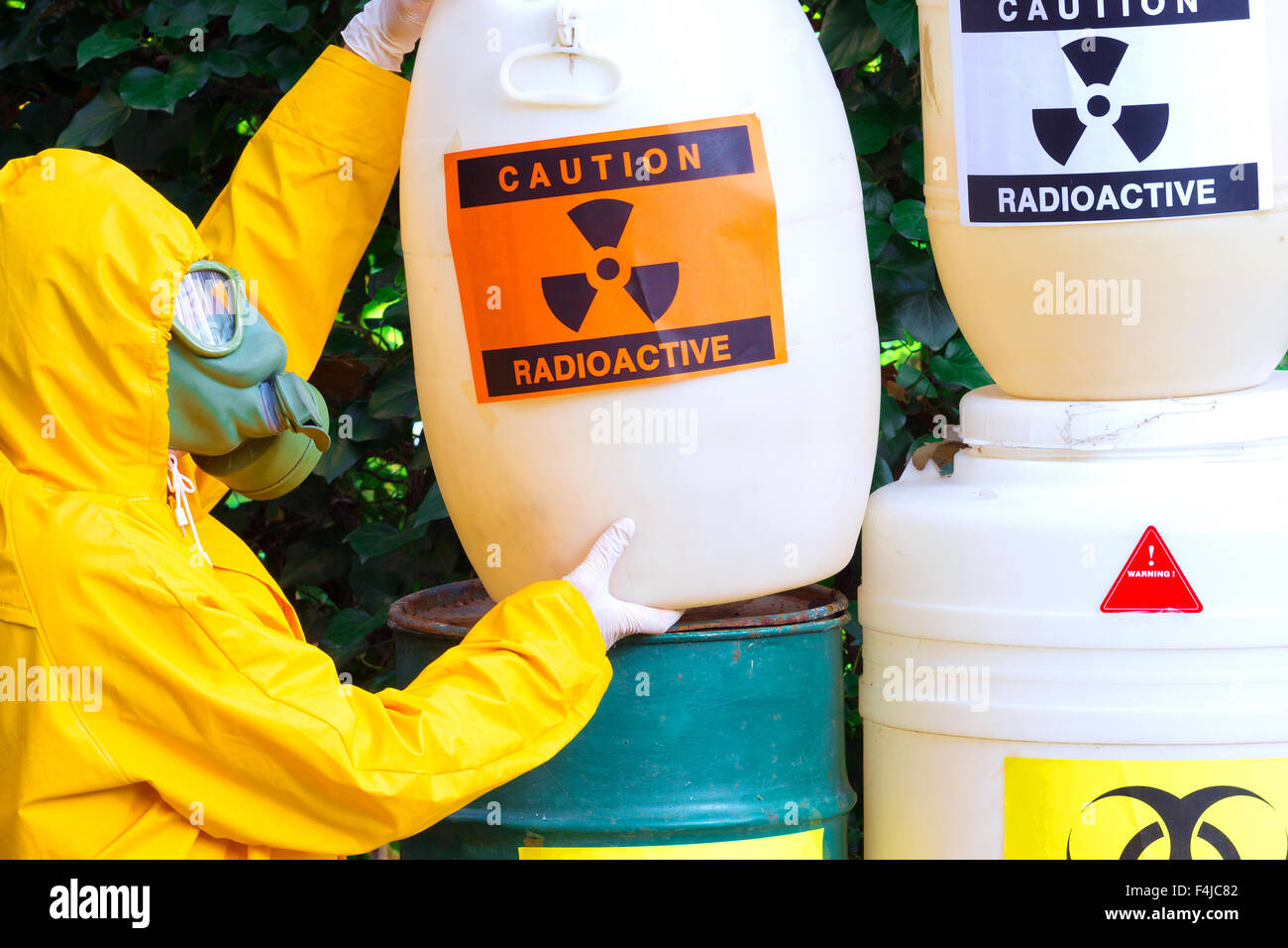 Disposal of radio active waste Stock Photo - Alamy