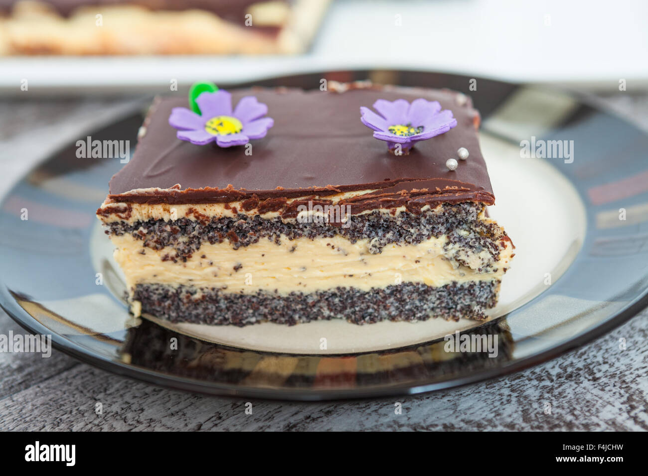 Poppy seed torte hi-res stock photography and images - Alamy