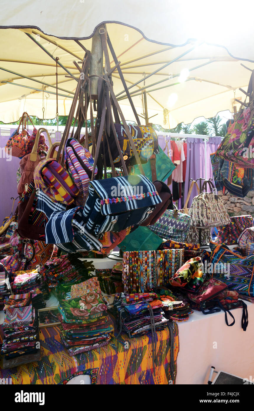 Las Dalias, hippy market at San Carlos on Ibiza Stock Photo - Alamy