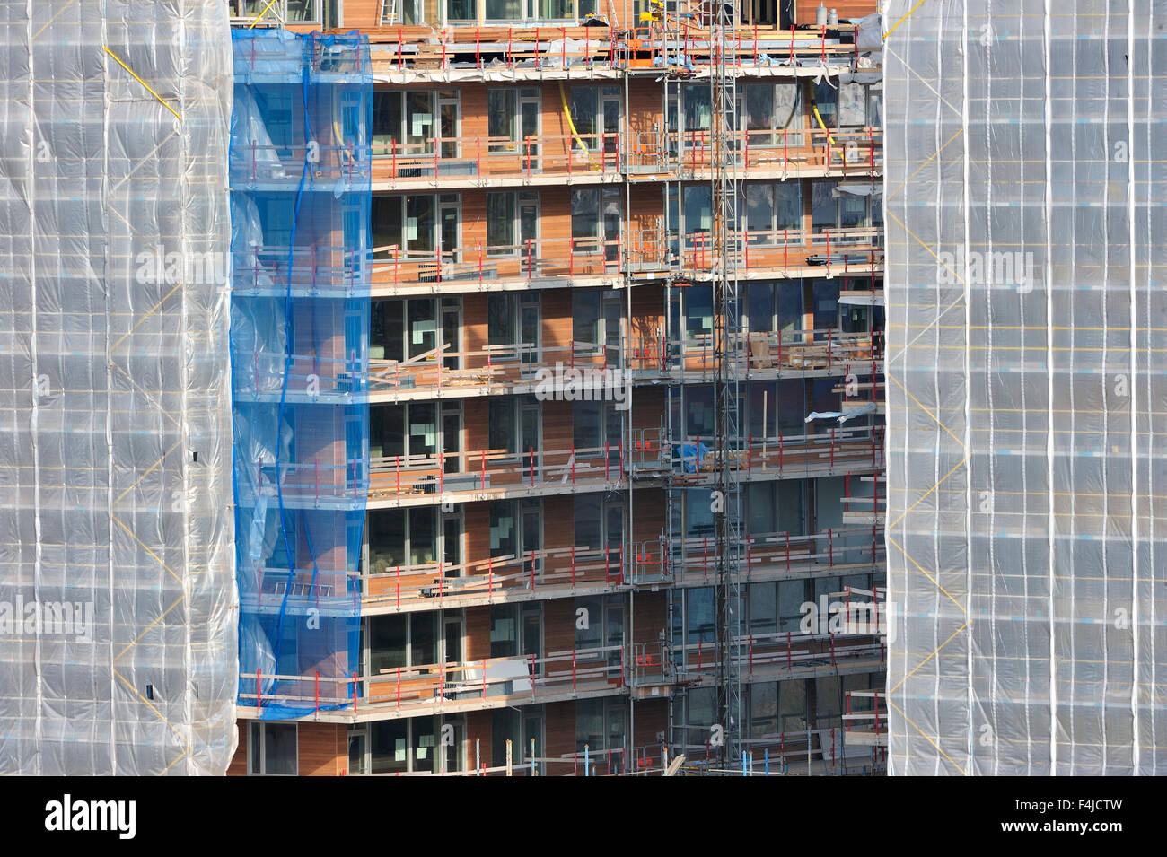 Scandinavia, Sweden, Gothenburg, View of building under construction ...