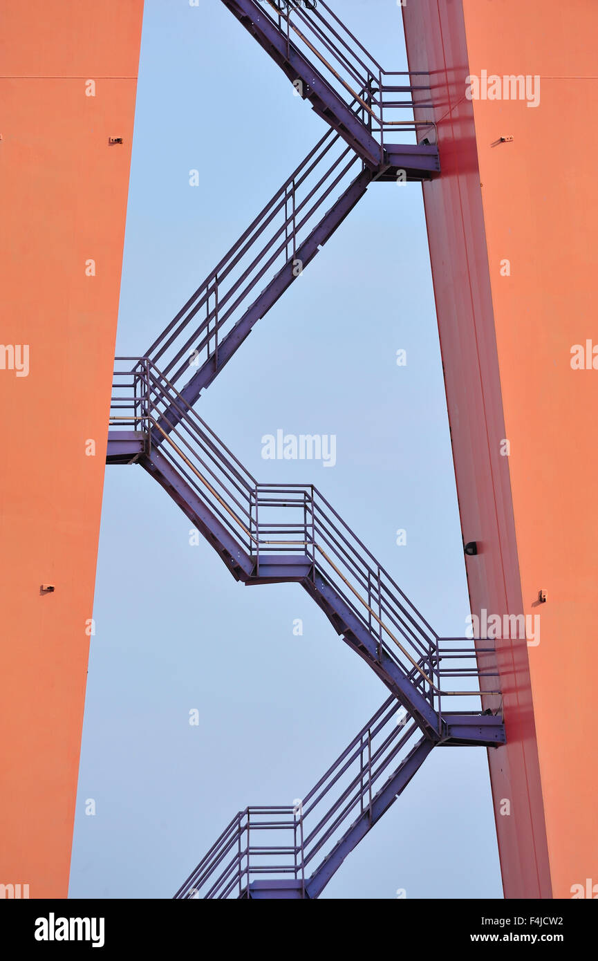 Scandinavia, Sweden, Gothenburg, View of crane staircase Stock Photo ...