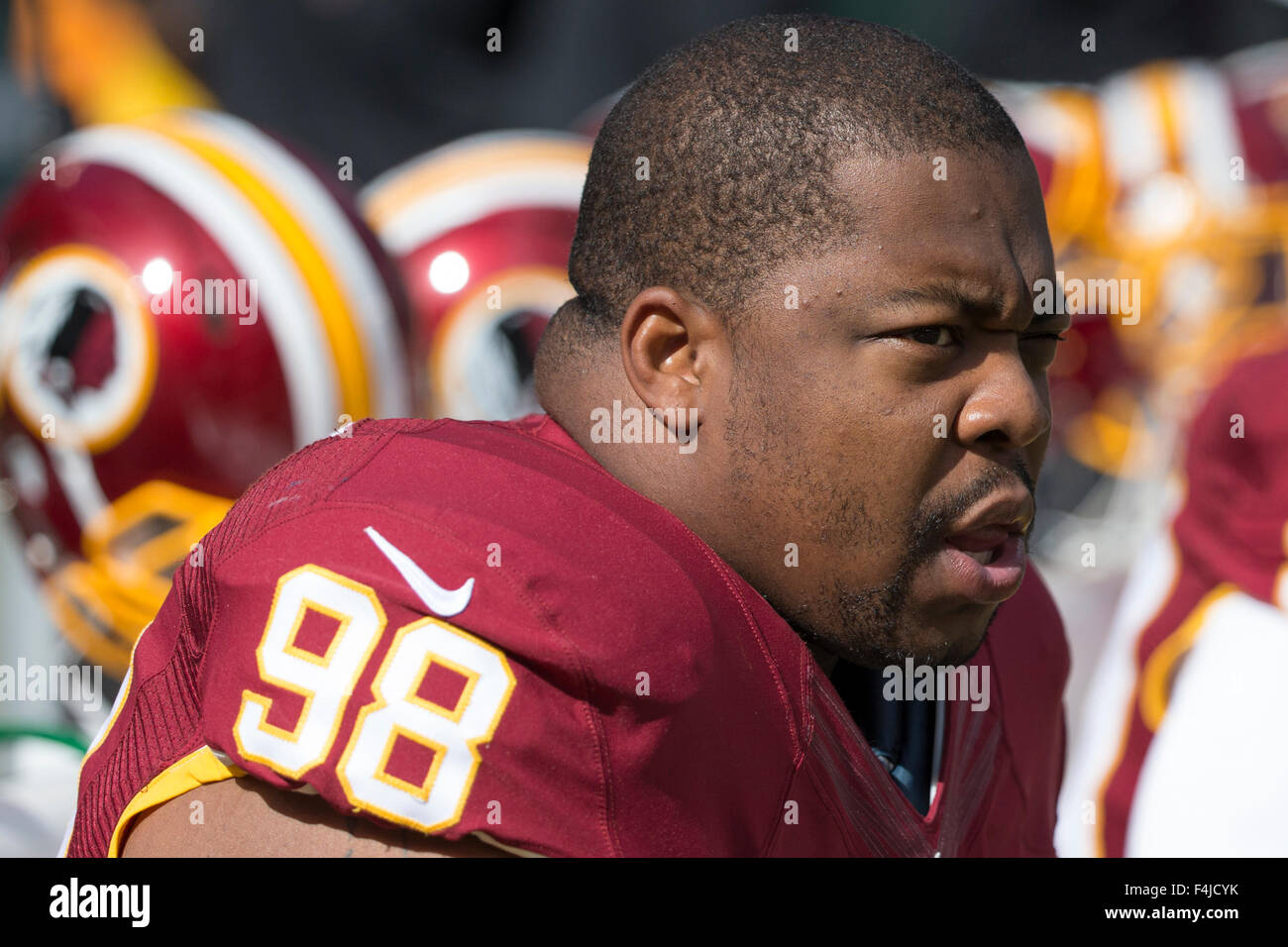 East Rutherford, New Jersey, USA. 18th Oct, 2015. Washington Redskins ...
