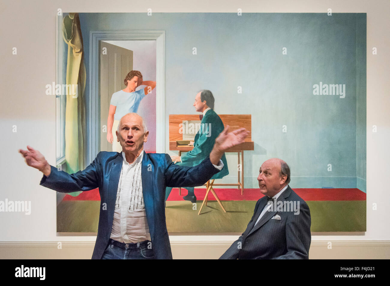 London, UK. 19th Oct, 2015. Wayne Sleep and George Lawson reminisce ...