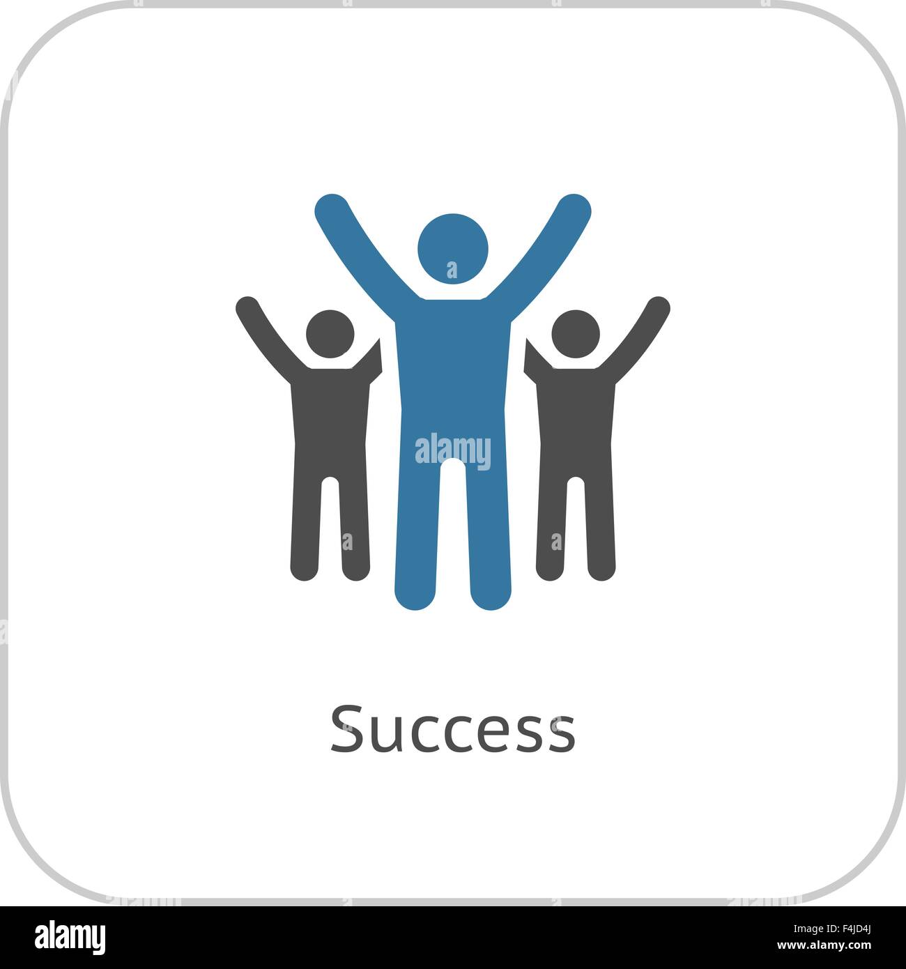Success Icon. Business Concept. Flat Design Stock Vector Image & Art ...