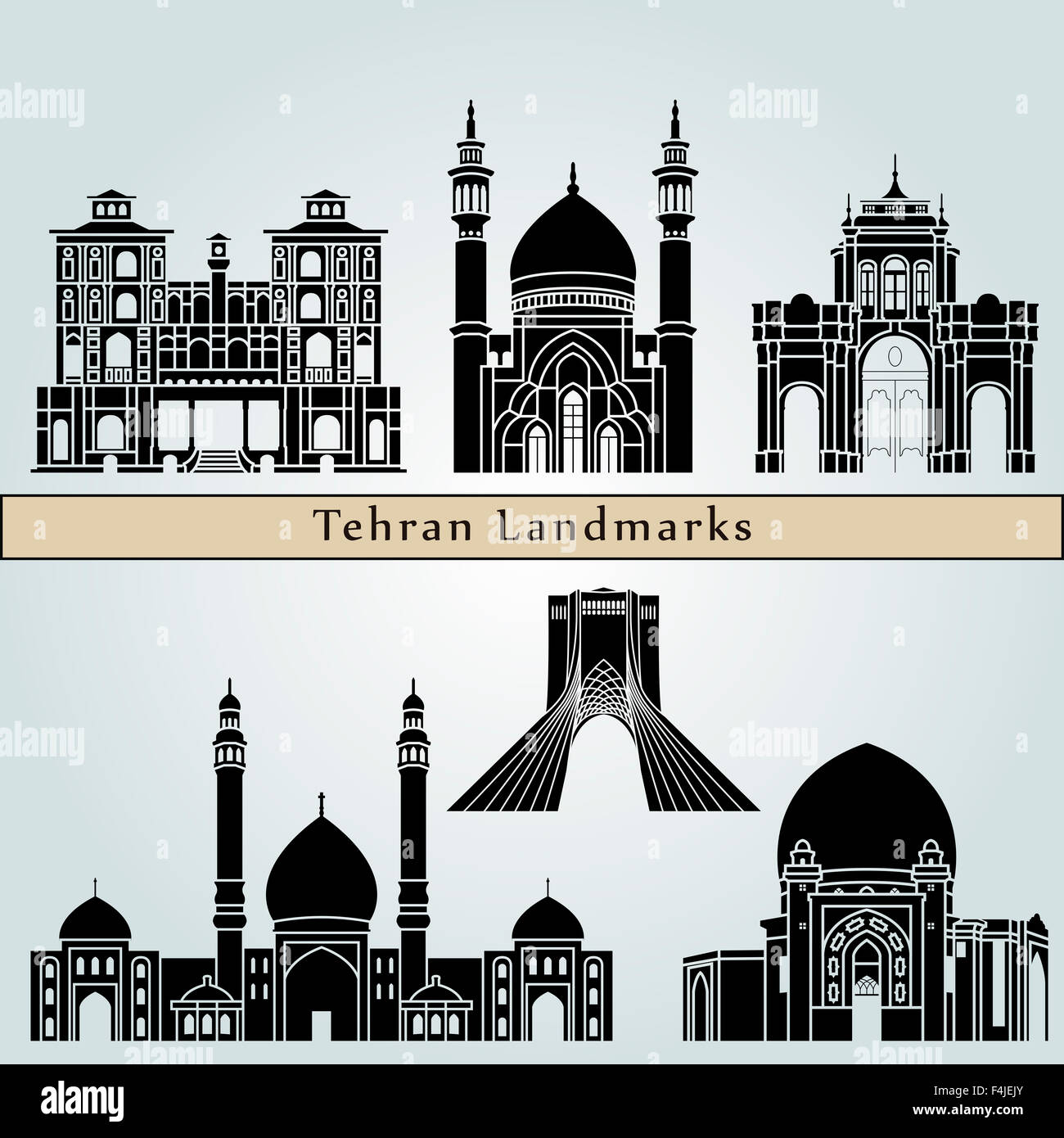 Tehran vector hi-res stock photography and images - Alamy