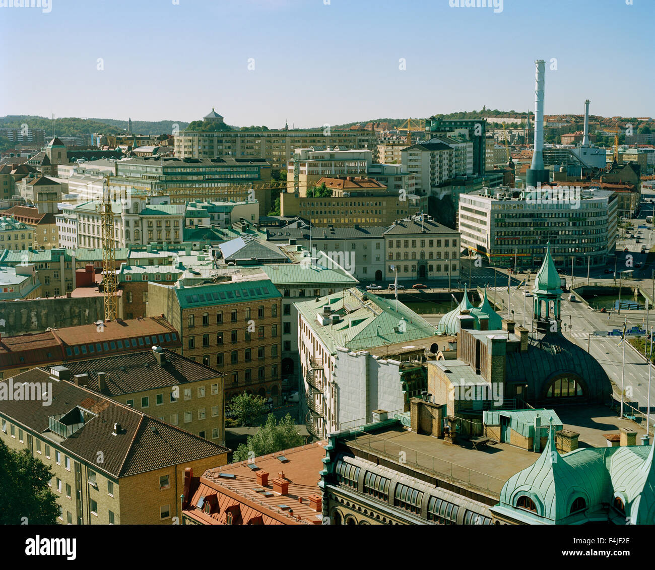View of cityscape, elevated view Stock Photo - Alamy