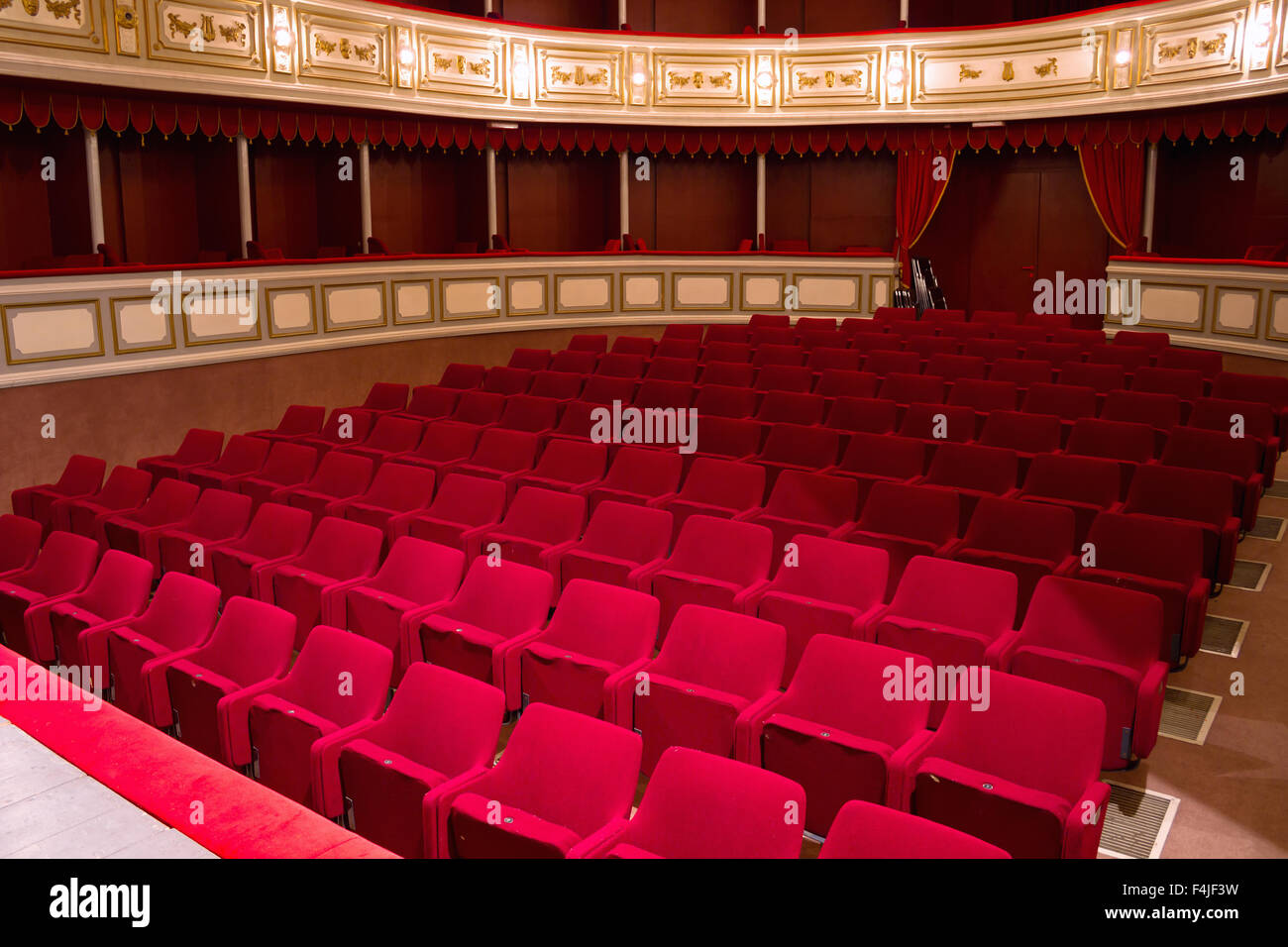 View of the theater hall and auditorium Stock Photo - Alamy