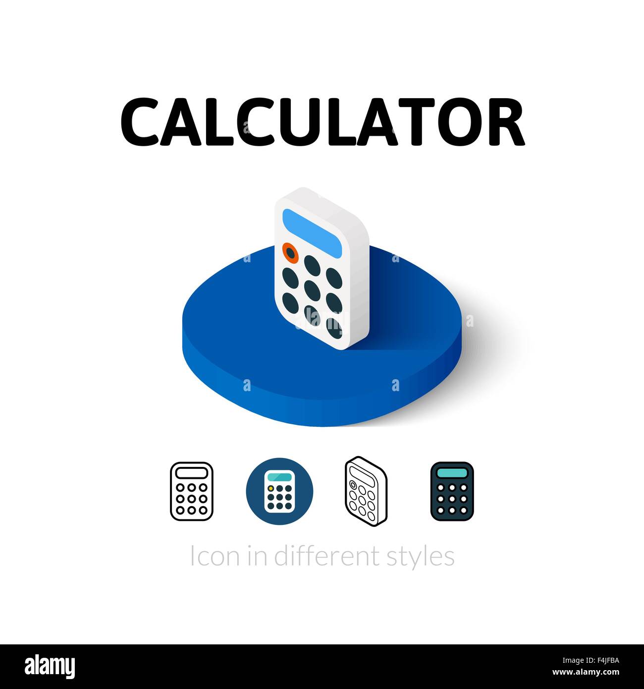 Calculator infographic hi-res stock photography and images - Alamy