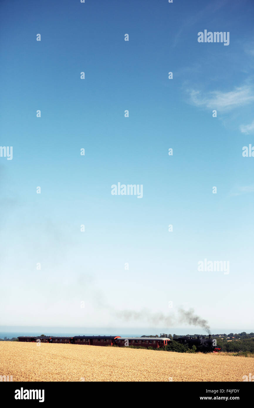 Passing steam train hi-res stock photography and images - Alamy