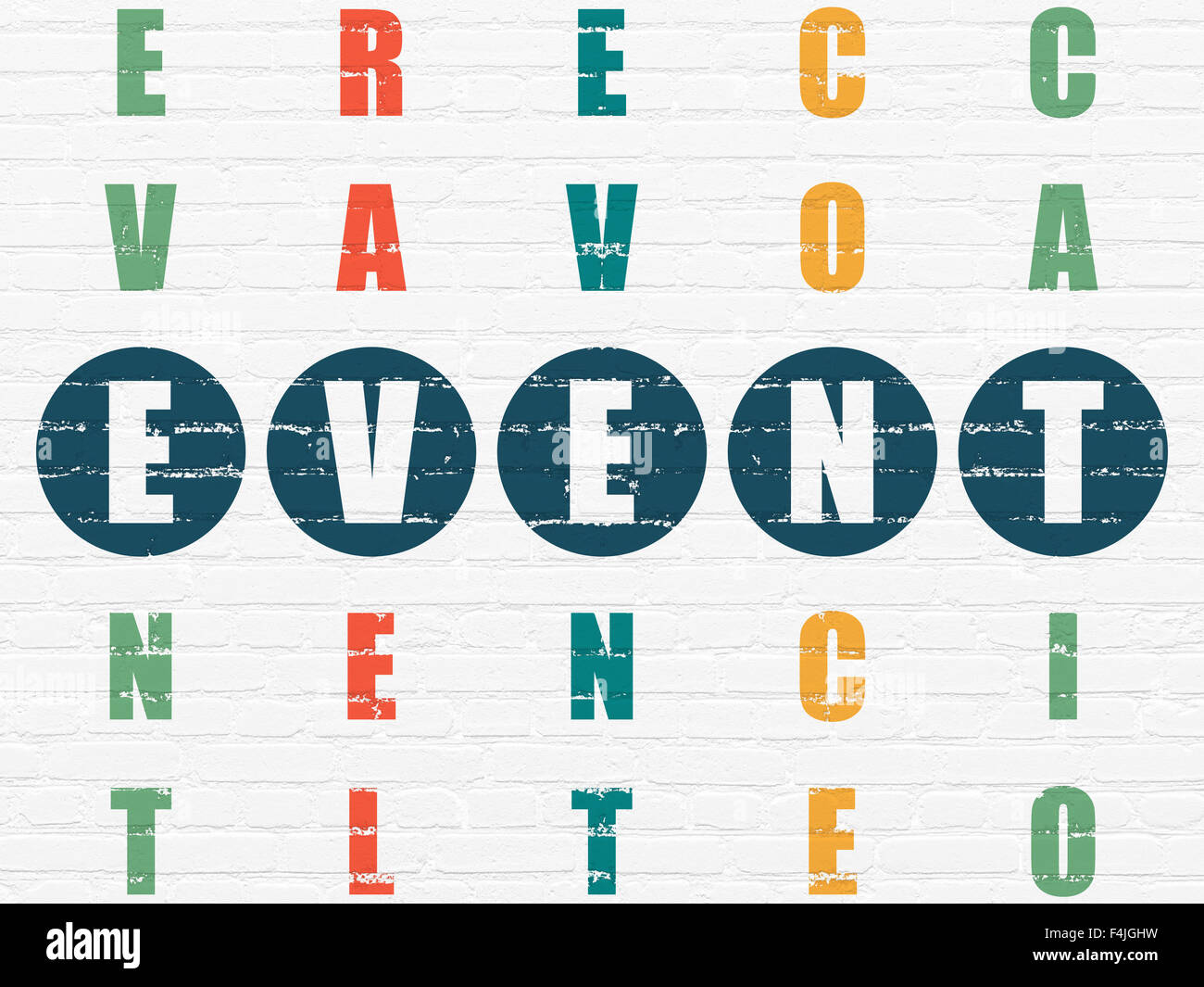 Holiday concept: Event in Crossword Puzzle Stock Photo - Alamy