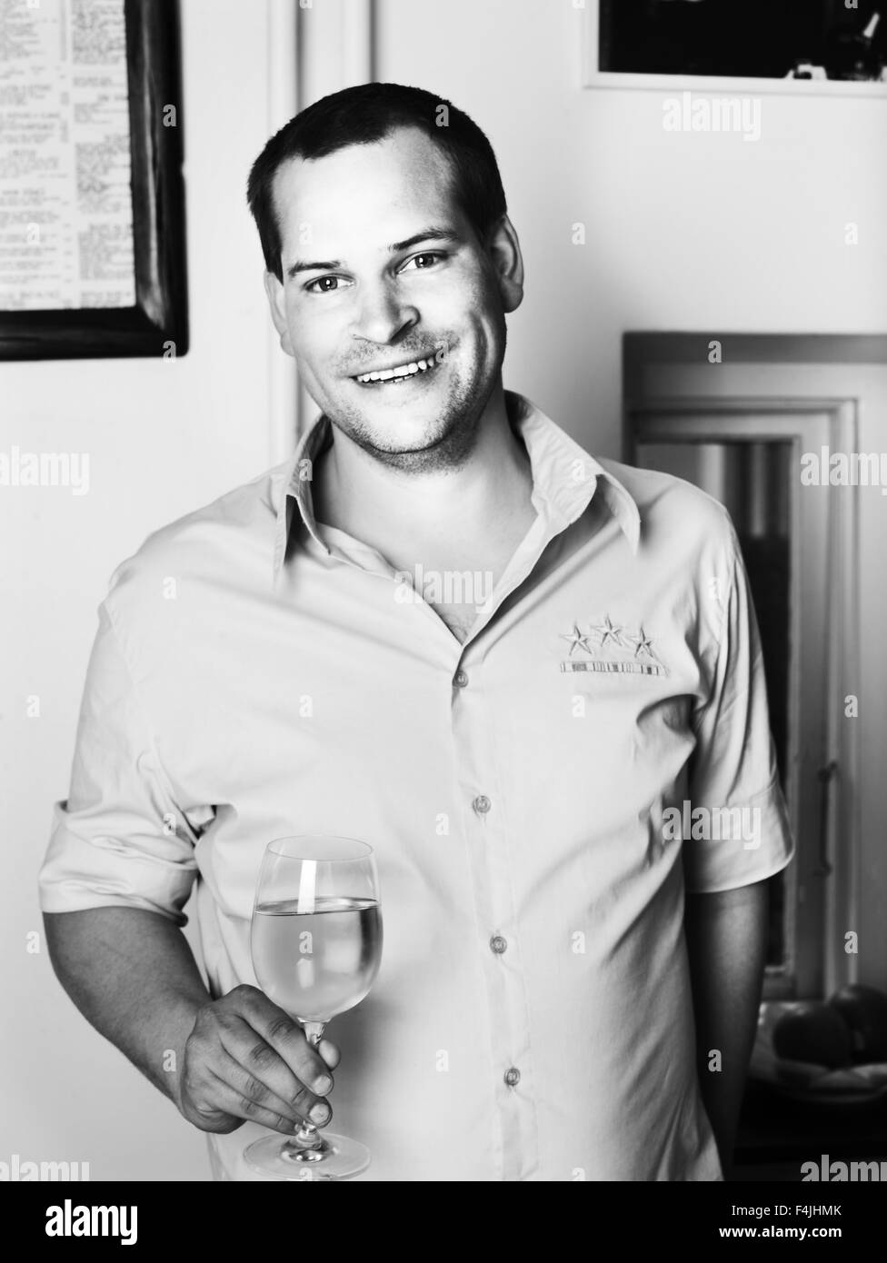 Young men drink alcohol Black and White Stock Photos & Images - Alamy