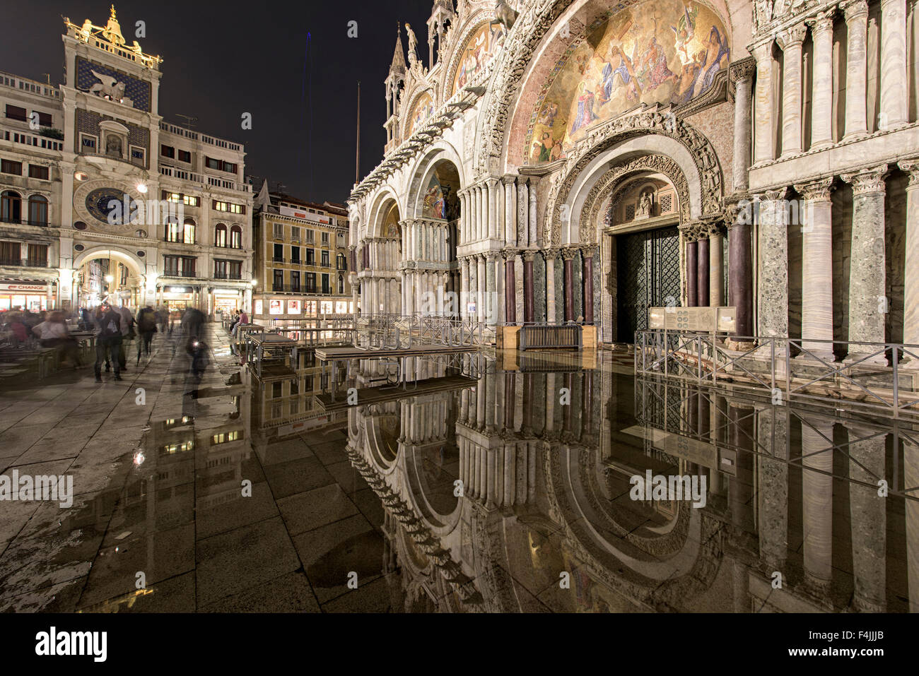 Venice at night Stock Photo - Alamy