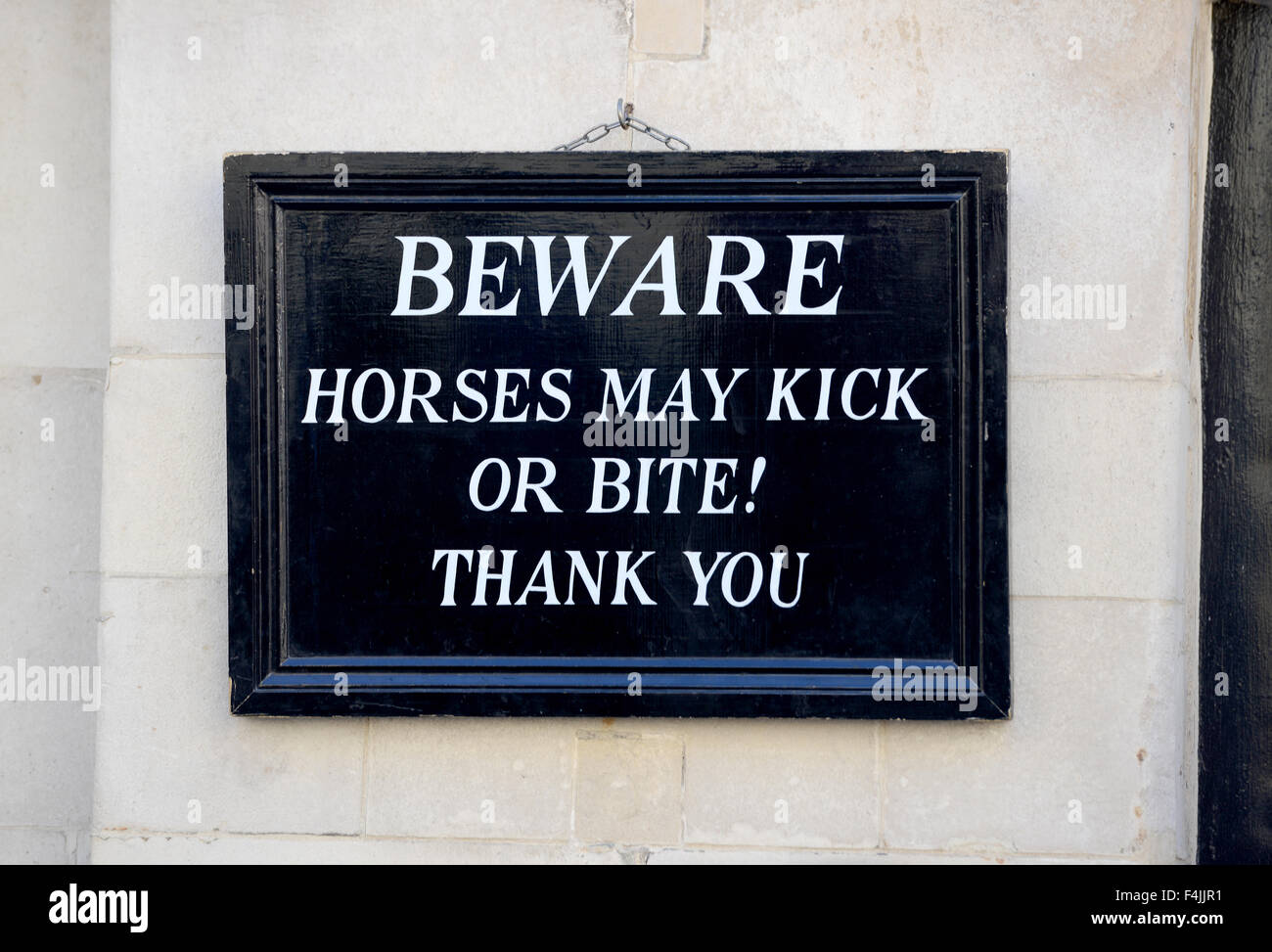 No Kicking People Sign