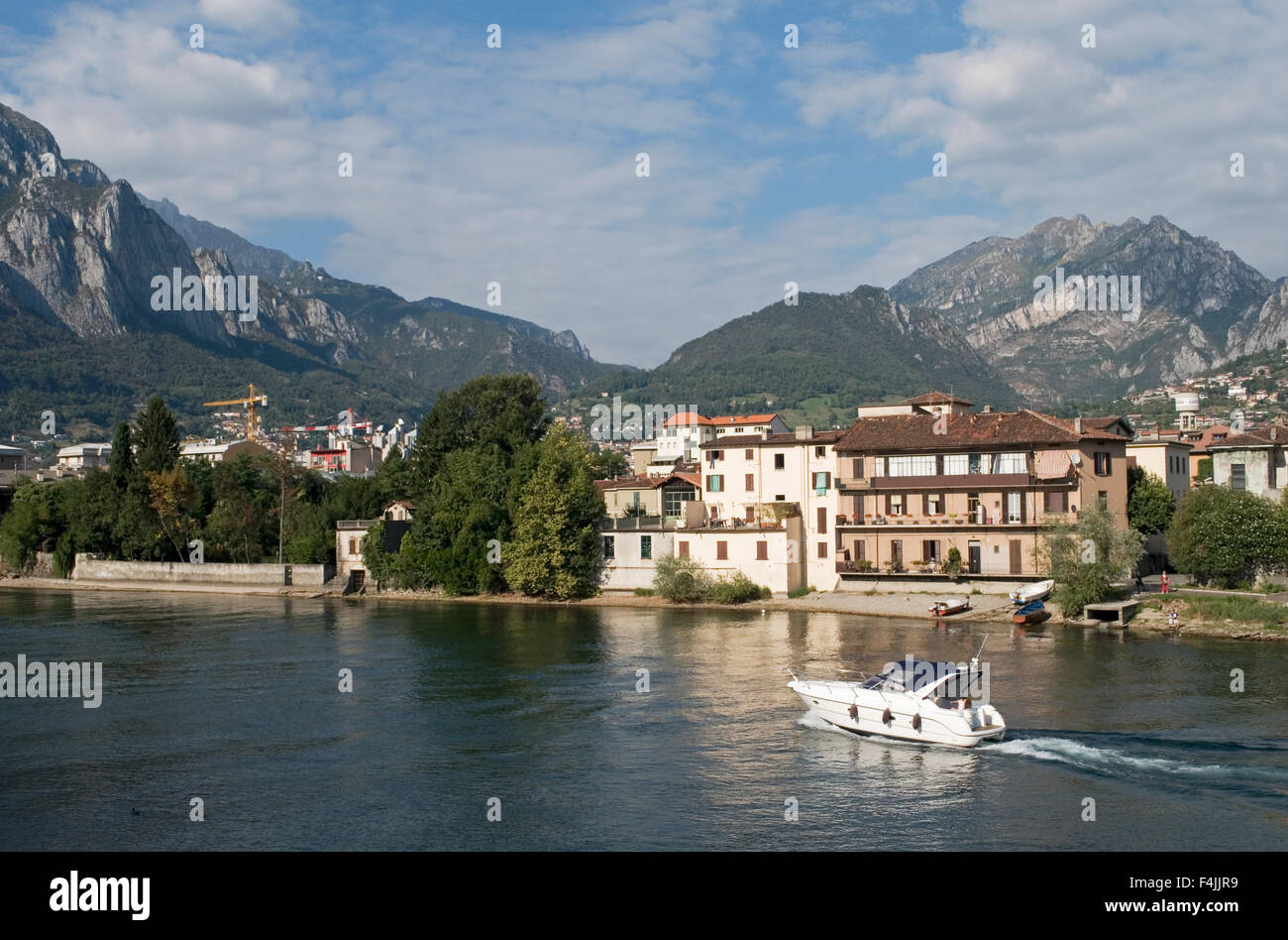 Pescarenico, Lecco. Lombardy region, Italy Stock Photo - Alamy