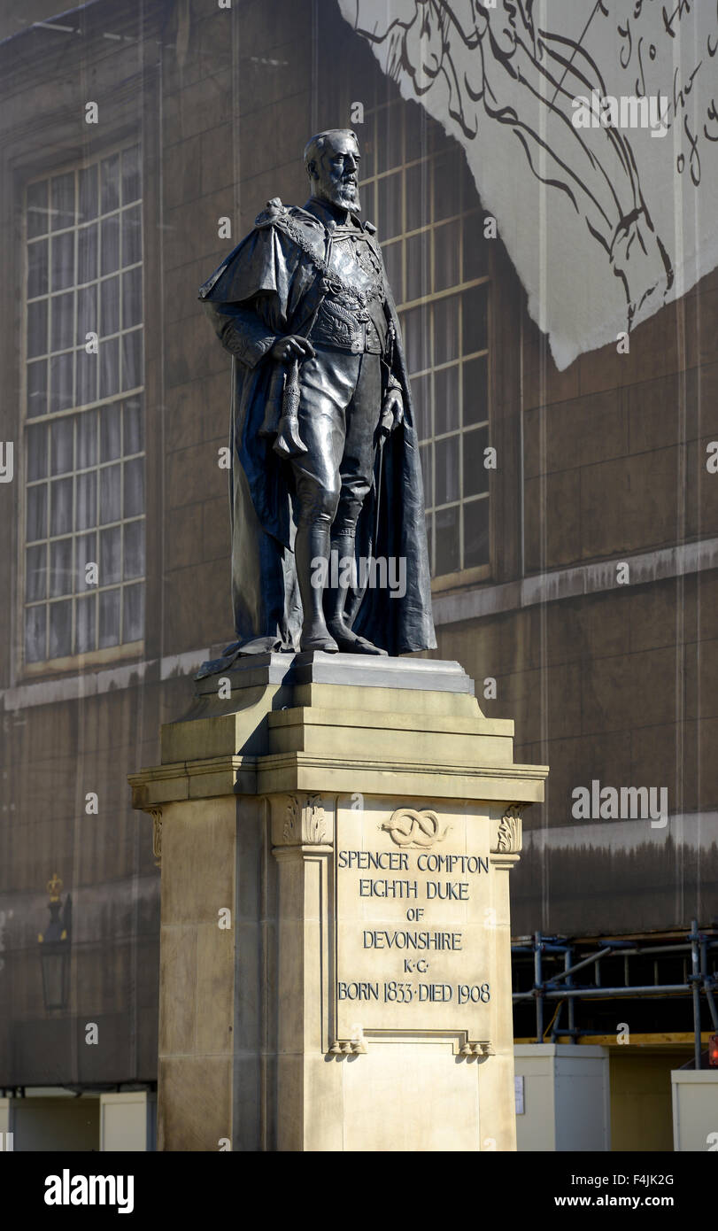 Statue of Spencer Compton Cavendish, 8th Duke of Devonshire, Whitehall ...