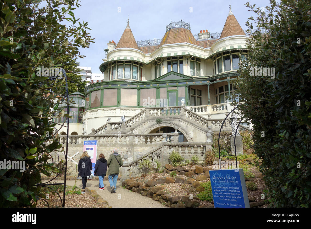 The Russell-Cotes Museum, Bournemouth, Dorset, Britain, UK Stock Photo ...
