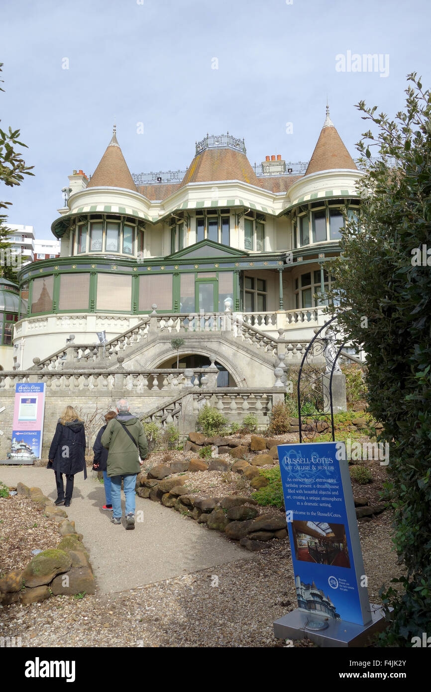 The Russell-Cotes Museum, Bournemouth, Dorset, Britain, UK Stock Photo ...