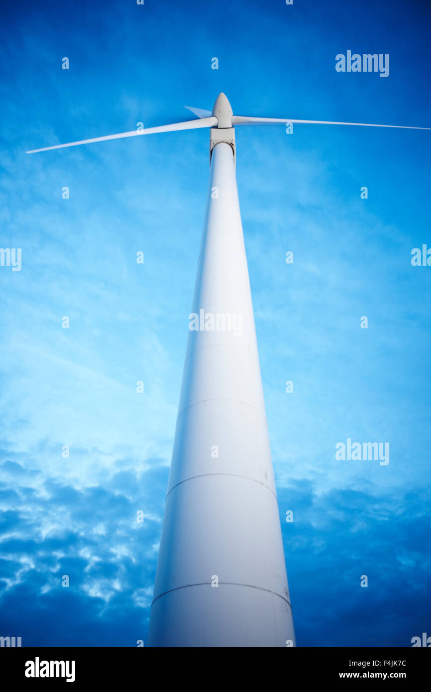 Tall wind turbine Stock Photo - Alamy
