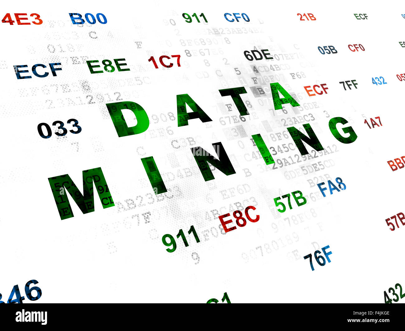 Information concept: Data Mining on Digital background Stock Photo - Alamy